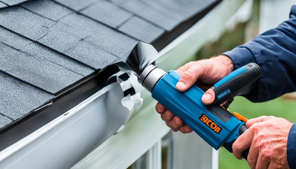 Plastic Dakgoot Repareren